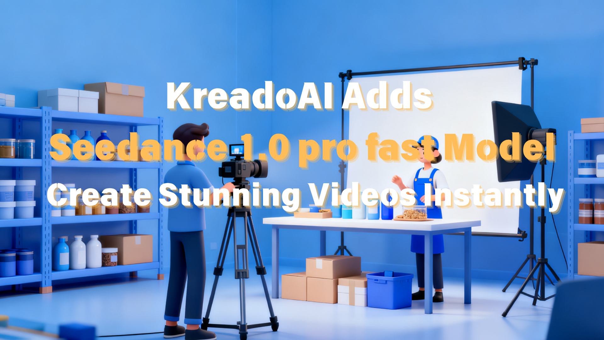 KreadoAI Adds Seedance 1.0 Pro Fast Model: Create Stunning Videos Instantly | KreadoAI