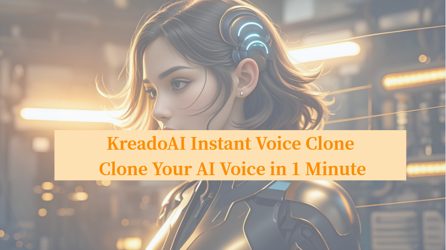KreadoAI Instant Voice Clone: Clone Your Unique AI Voice In 1 Minute | KreadoAI